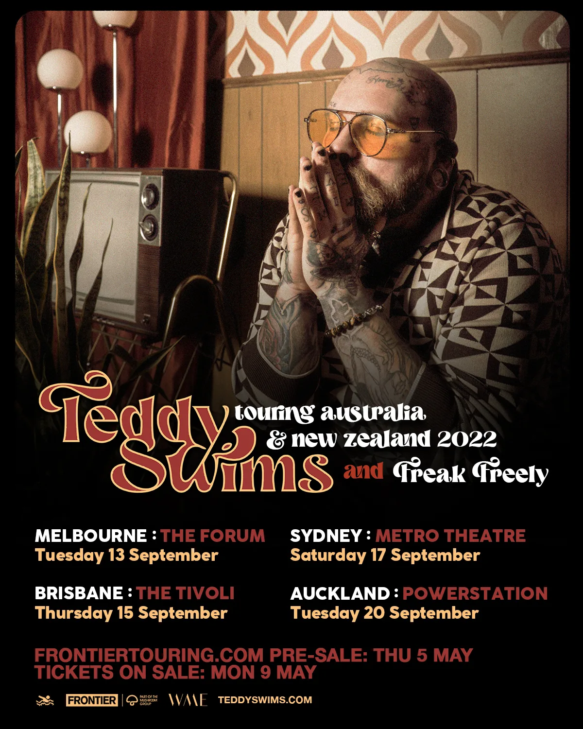 Teddy Swims announces debut headline tour of Australia & New Zealand ...