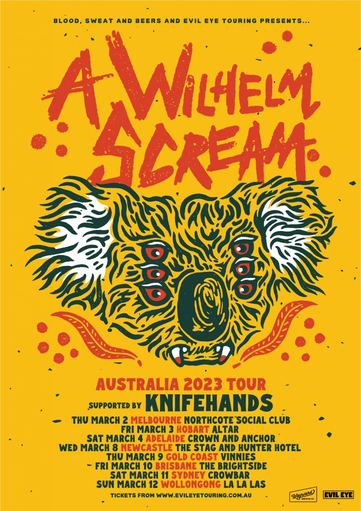 A Wilhelm Scream Australian Tour March 2023 | The Partae