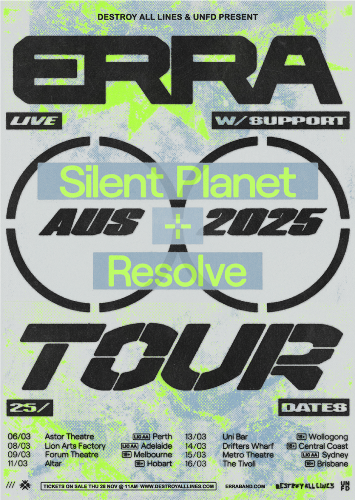 ERRA Announces First Australian Headline Tour | The Partae